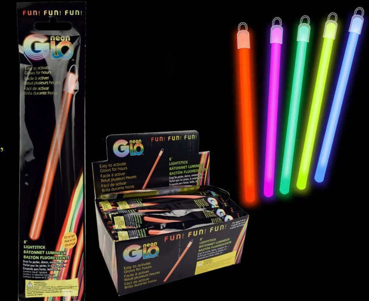NEON GLO STICK 5 COLORS – tag-along-toys