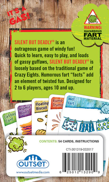 SLIENT BUT DEADLY CARD GAME – tag-along-toys